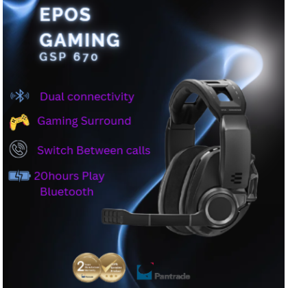EPOS | Sennheiser GSP 670 Wireless Gaming Headset